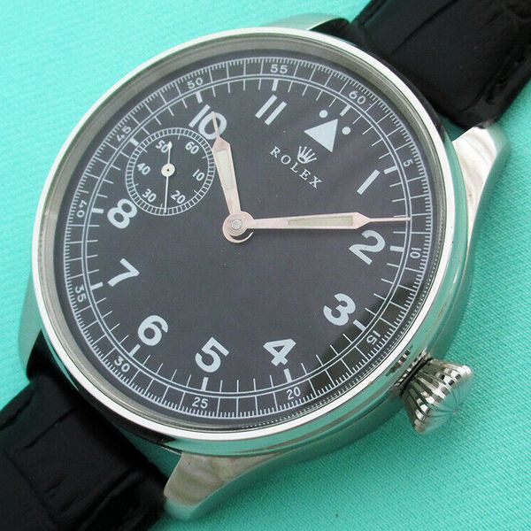 Vintage Wristwatch For Mens Rolex Military Style Pilot Aviator 1930's ...