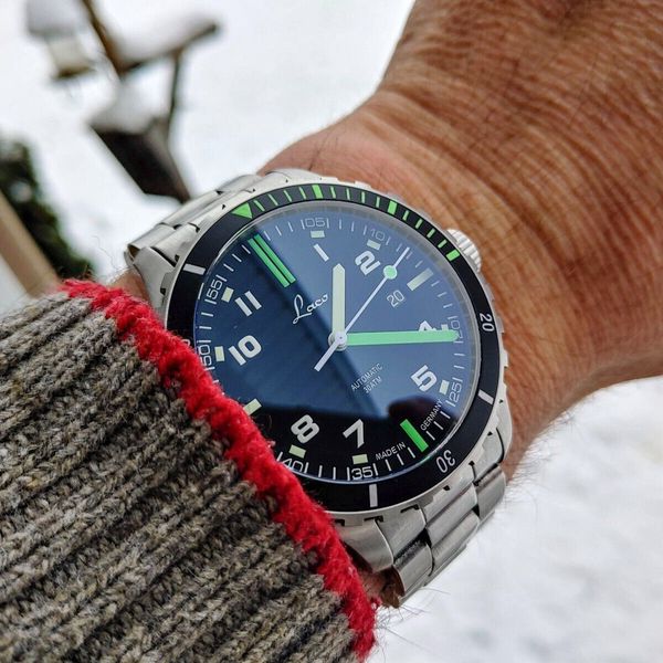***Laco Amazonas 42 ETA 2824-2 Automatic German Diver Watch ...