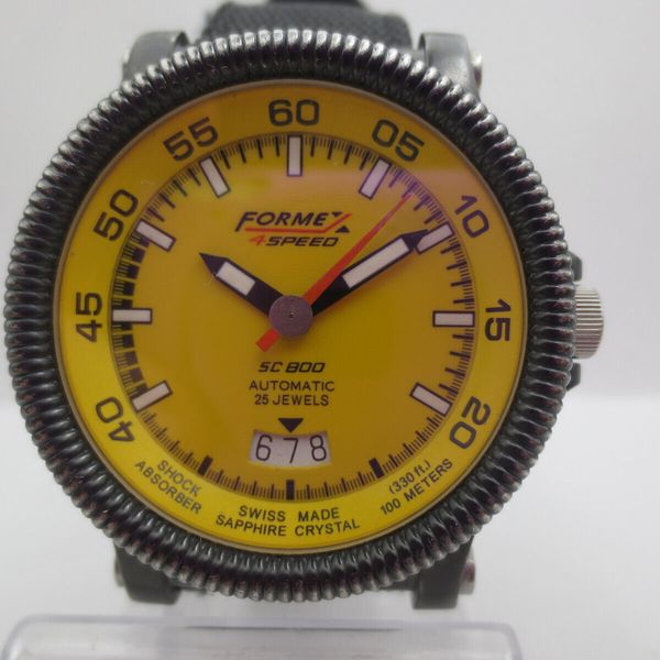 FORMEX 4SPEED SC800 LIMITED EDITION 072/999 PVD AUTOMATIC MENS WATCH ...