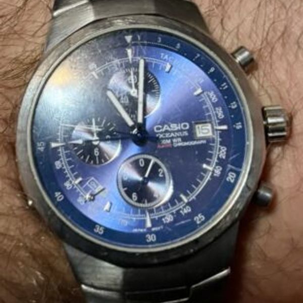 Casio Oceanus OC-500 Water Resistant Alarm Chronograph Men’s Watch ...