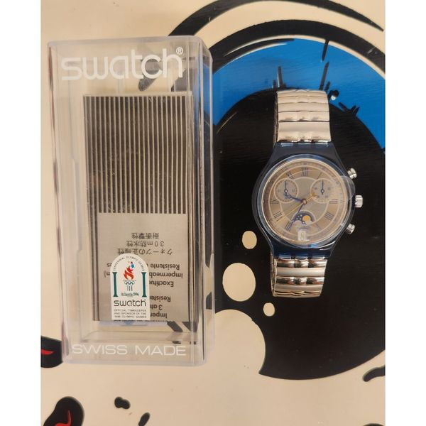 Swatch MOON DATE SCN402 1994 Chrono watch New old stock | WatchCharts ...