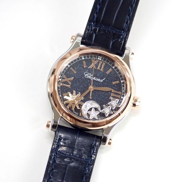 [Used] [Dry evaluation] [A rank] CHOPARD Chopard Happy Sport Sun Moon ...