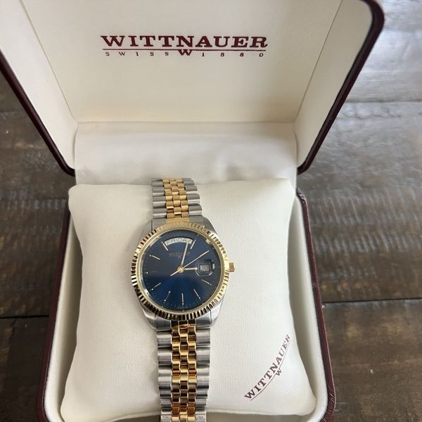 Vintage Sports Wittnauer Day Date Swiss Watch - Model KW9650 ...