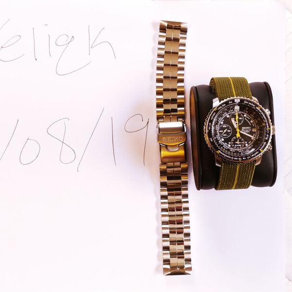 [WTS] Seiko SNA411 Flightmaster w/NDC Jacko Strap | WatchCharts Marketplace