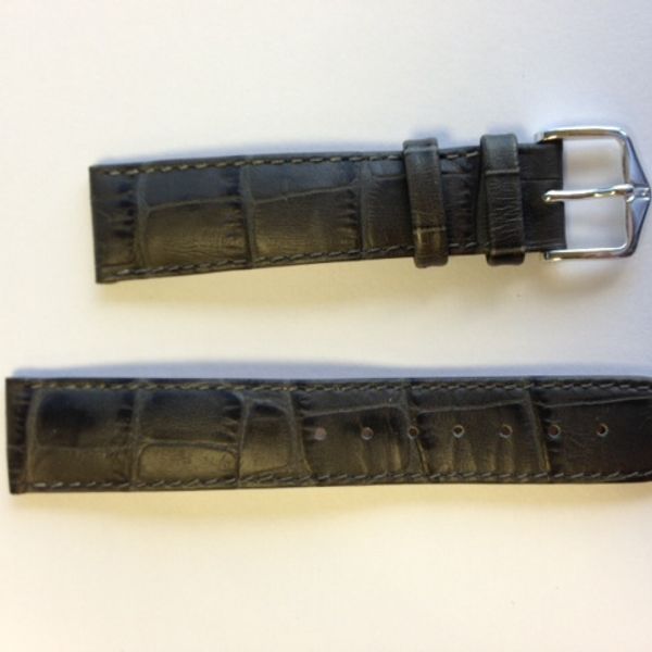 FS: MINT HIRSCH DUKE ALLIGATOR EMBOSSED LEATHER STRAP | WatchCharts