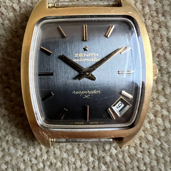 Rare Vintage Zenith Respirator Automatic Wristwatch - 31mm Swiss Circa ...