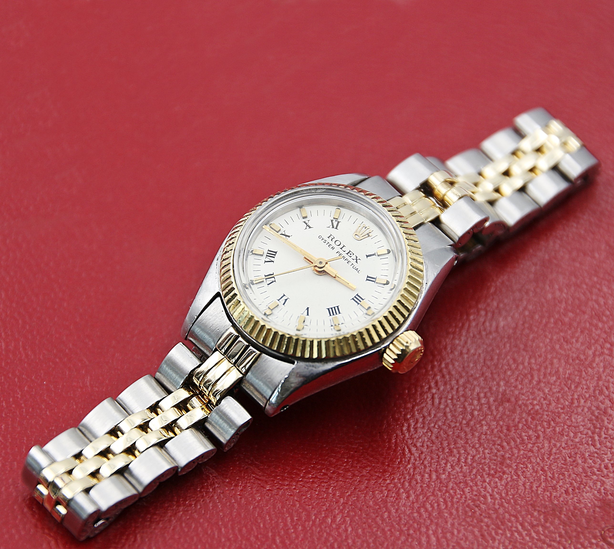 FS: Rolex Oyster Perpetual Lady ref. 6619 Steel/Gold Jubilee Bracelet ...