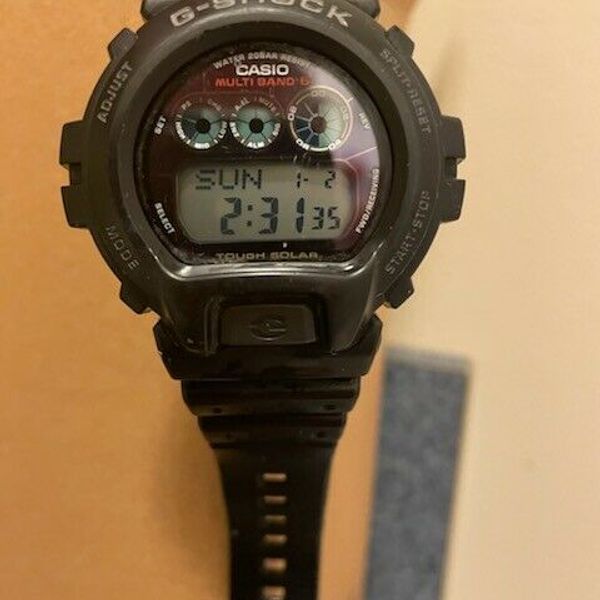 Casio Men's G-Shock GW6900 Tough Solar Atomic Sport Watch Black ...