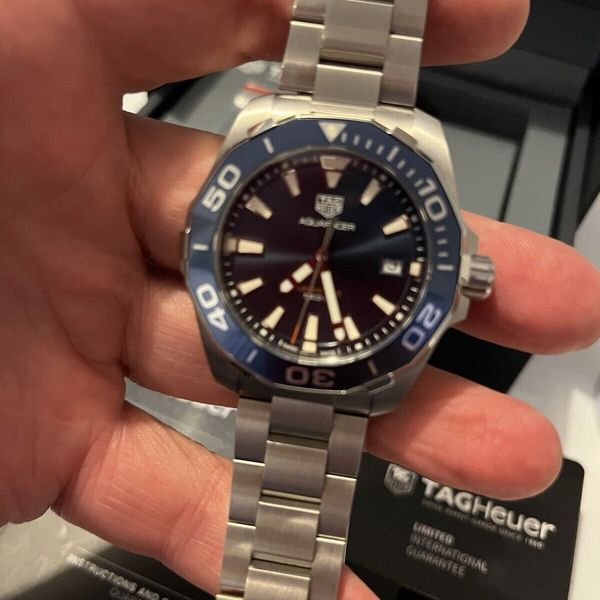 TAG Heuer Aquaracer Blue Men's Watch - WAY111C.BA0928 300m ...