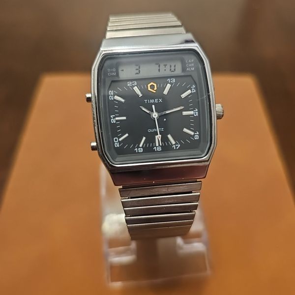 Timex Ani-Digi Quartz Men's Vintage Watch Collectable Condition ...