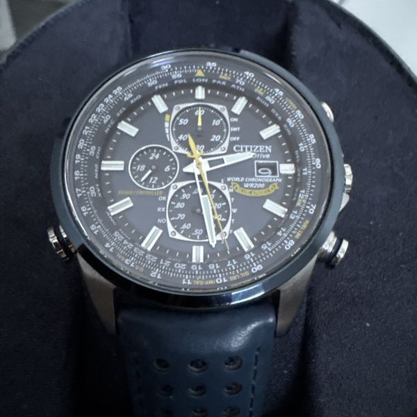 CITIZEN Promaster Eco Drive Radio Controlled Blue Angels H800-S081165 ...