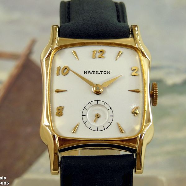 1950's Vintage HAMILTON TYRONE, Stunning White Dial, Serviced ...