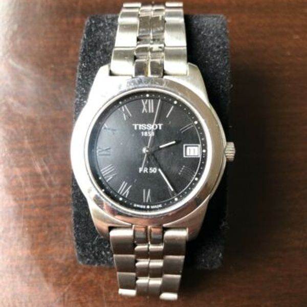 Tissot PR50 Sapphire Crystal, Stainless Steel, Water Resistant 50m ...