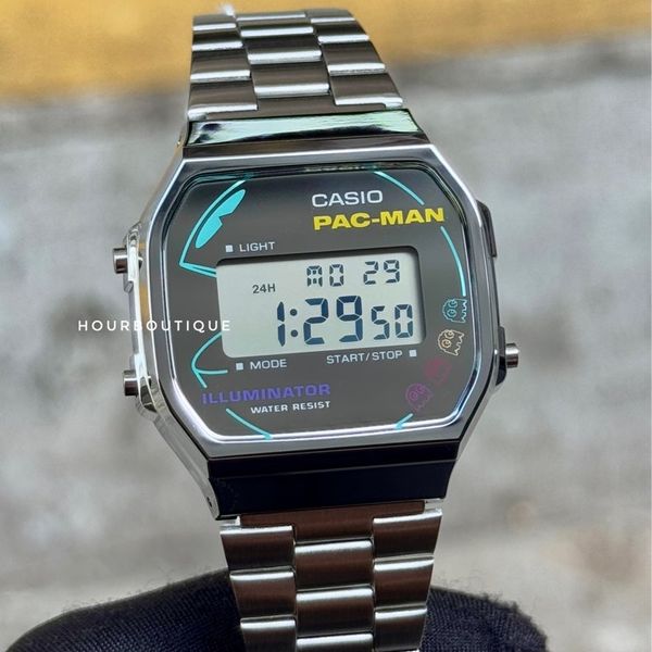 Brand New Casio PAC-Man limited Edition Digital Watch A168WEPC ...
