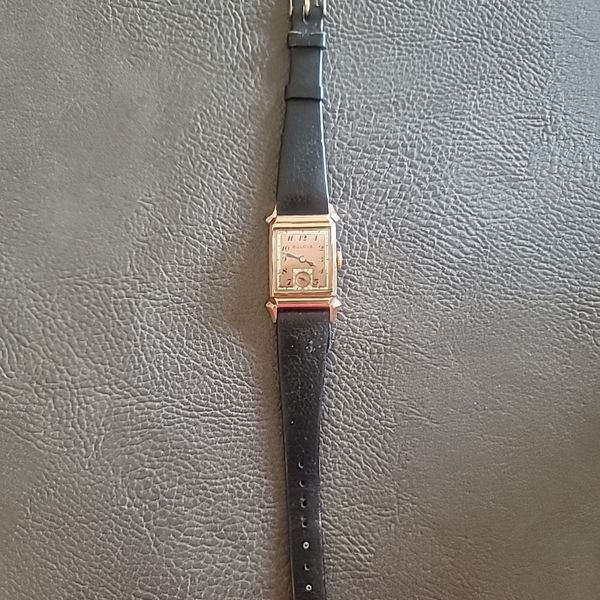 Bulova DIRECTOR vintage manual wind watch Rose RGP Two-tone dial ...