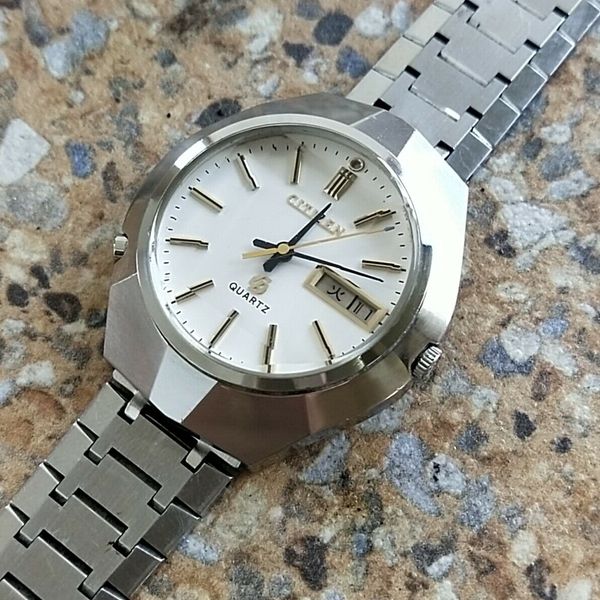 Vintage Citizen CQ Quartz 8600-860047 May 1974 Kanji JDM LED Blinker ...