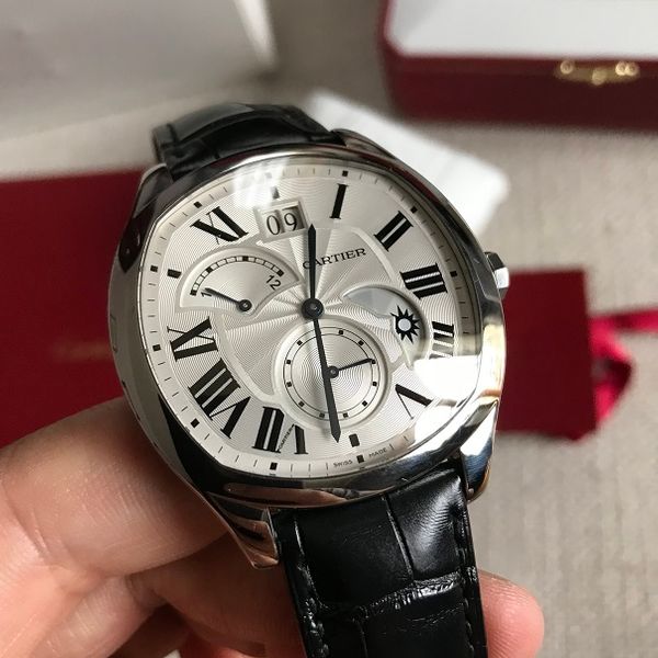 FSOT: Cartier DRIVE DE CARTIER, LARGE DATE, RETROGRADE SECOND TIME ZONE ...