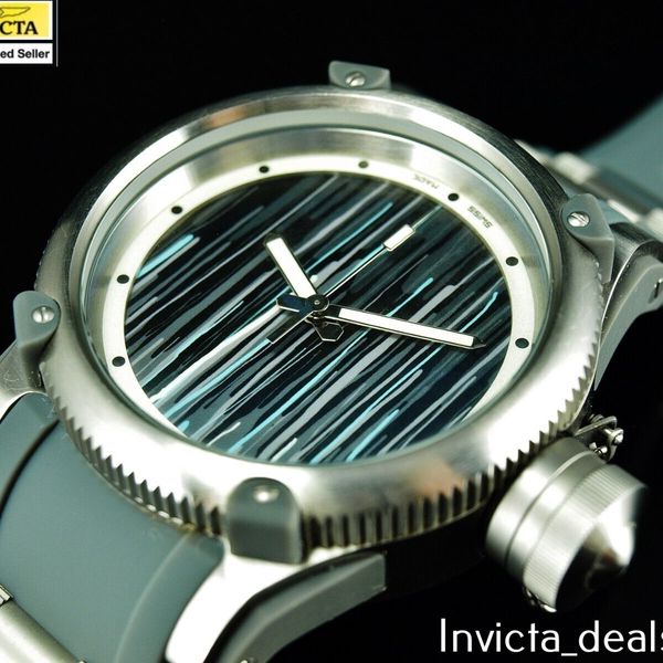 Rare Invicta 52mm Men's Russian Diver SWISS MADE Artist Series "Drippy ...