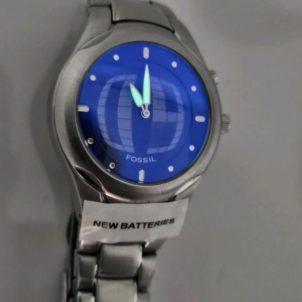 Fossil BIG TIC JR-8096 Mens Watch Working With New Batteries Very Good Condition | WatchCharts ...
