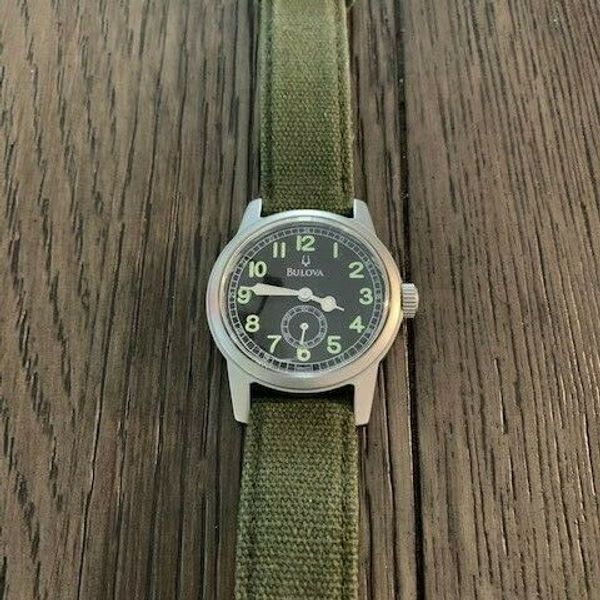 Bulova Re issue 96a102 Military Commemorative Hack Watch | WatchCharts
