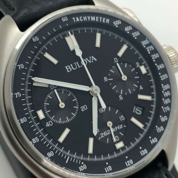 NEW Bulova 96B251 Moon Watch Apollo 15 Special Edition Men's Wristwatch ...