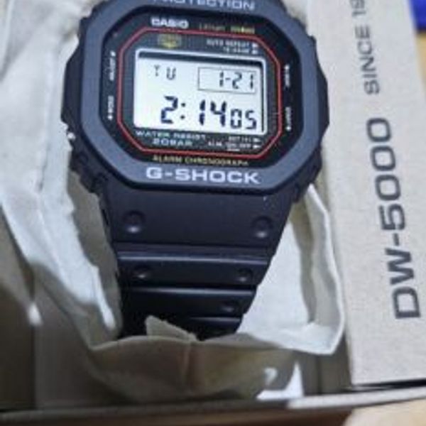 Casio G-Shock DW-5000R-1AER - - Vintage Reissue Limited Edition In Hand ...