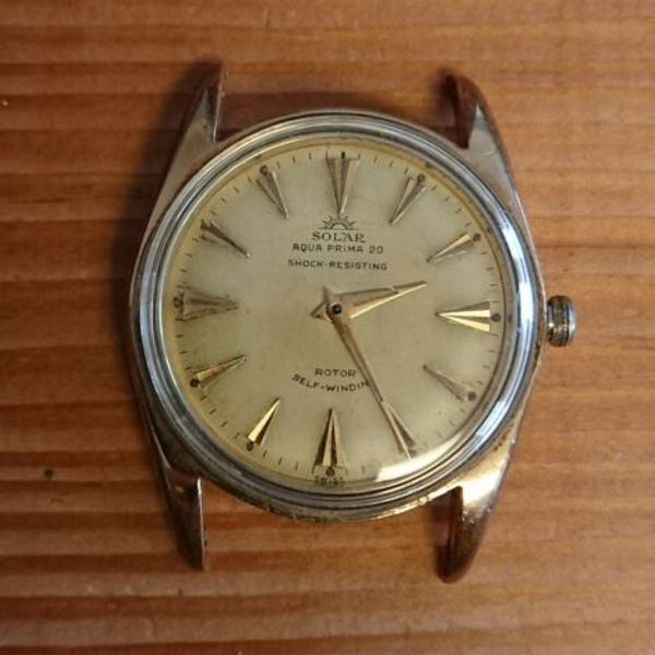 Vintage Solar Aqua Prima 20/ Tudor 7949 Watch With Tudor 390. Rare ...