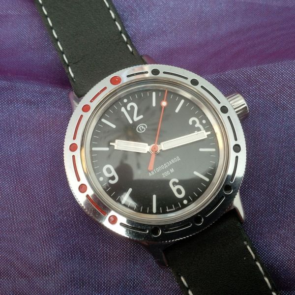 SOLD Vostok 420 upgraded with Meranom SE movement, dial, hands and back ...