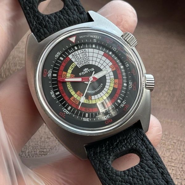 Vintage Fortis Marinemaster Super-Crompessor Diver Automatic Gents ...