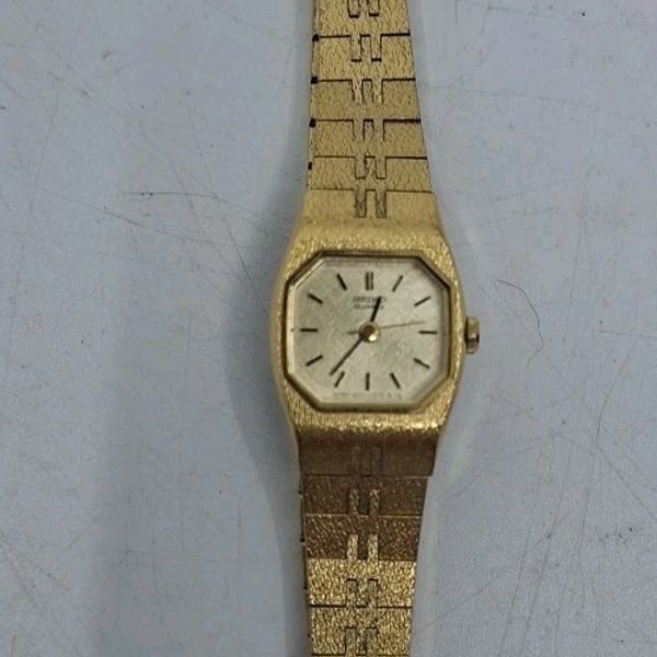 Vintage Seiko Women's Thin Gold Band Watch 2021-5470 Japan Quartz NEEDS BATTERY | WatchCharts ...
