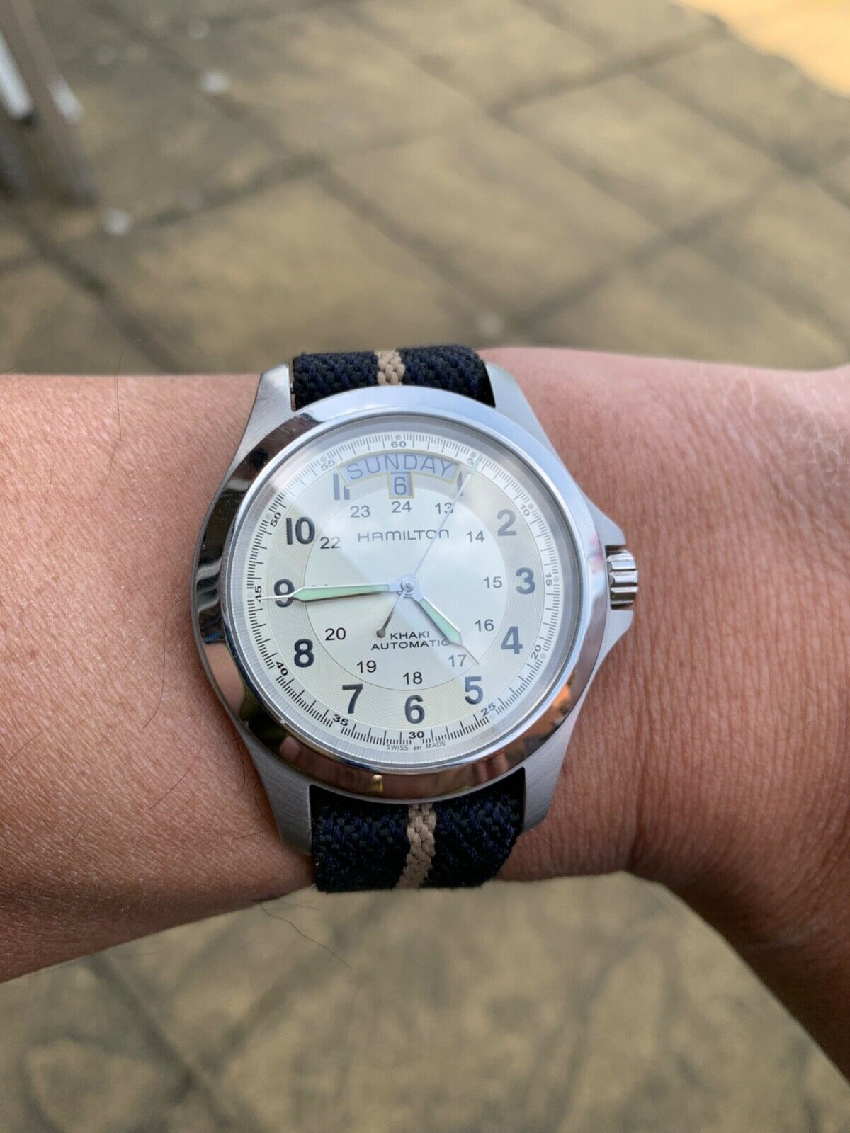 Hamilton Khaki Field King automatic watch (H64455523) | WatchCharts