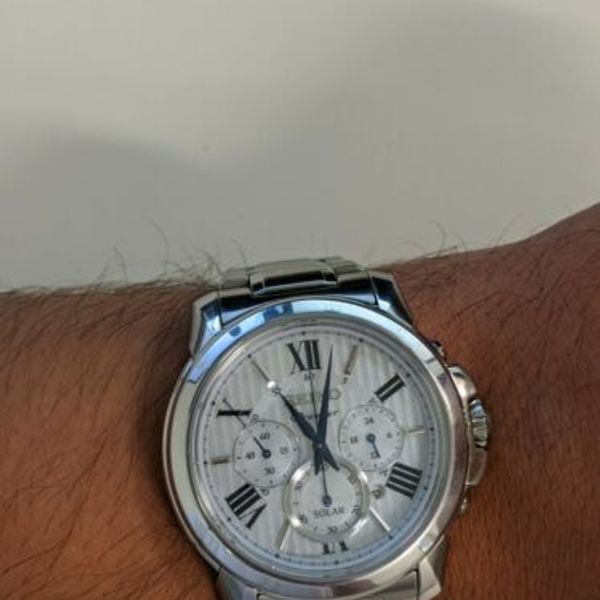 Seiko Premier Solar Chronograph SSC595 MENS WATCH | WatchCharts Marketplace