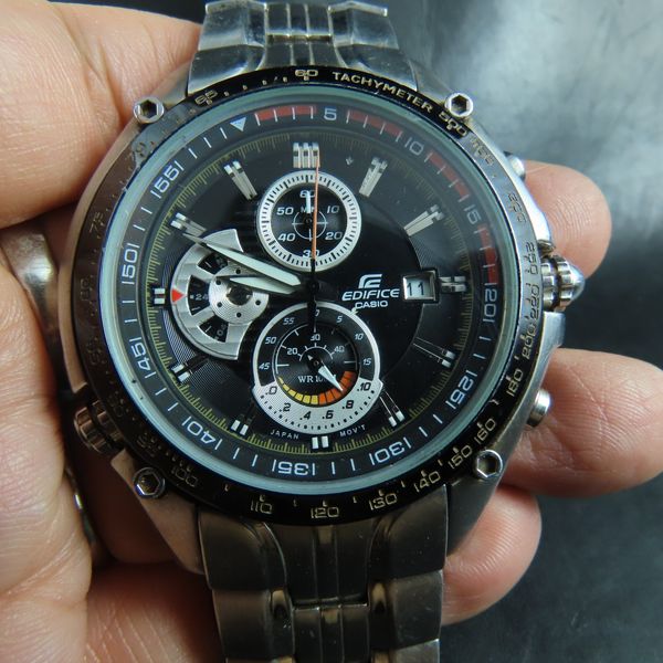 EF-543 Casio Edifice Chronograph 100M Quartz Men Watch | WatchCharts ...