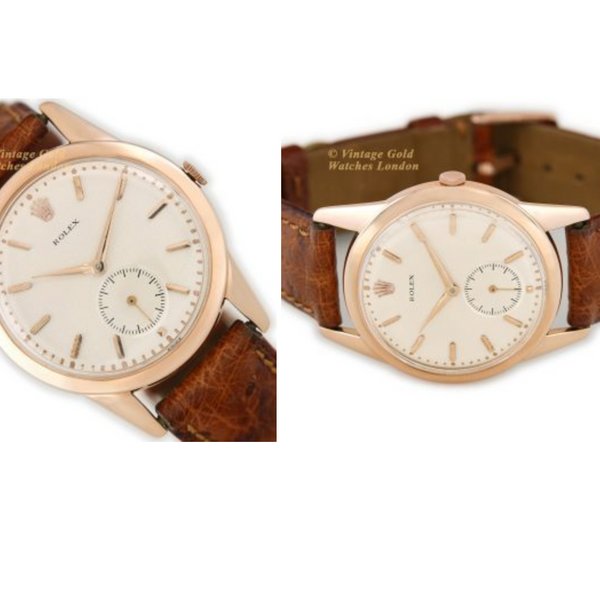 FS: [b]Rolex Precision Model Ref.8405 18ct Pink Gold c1952[/b ...