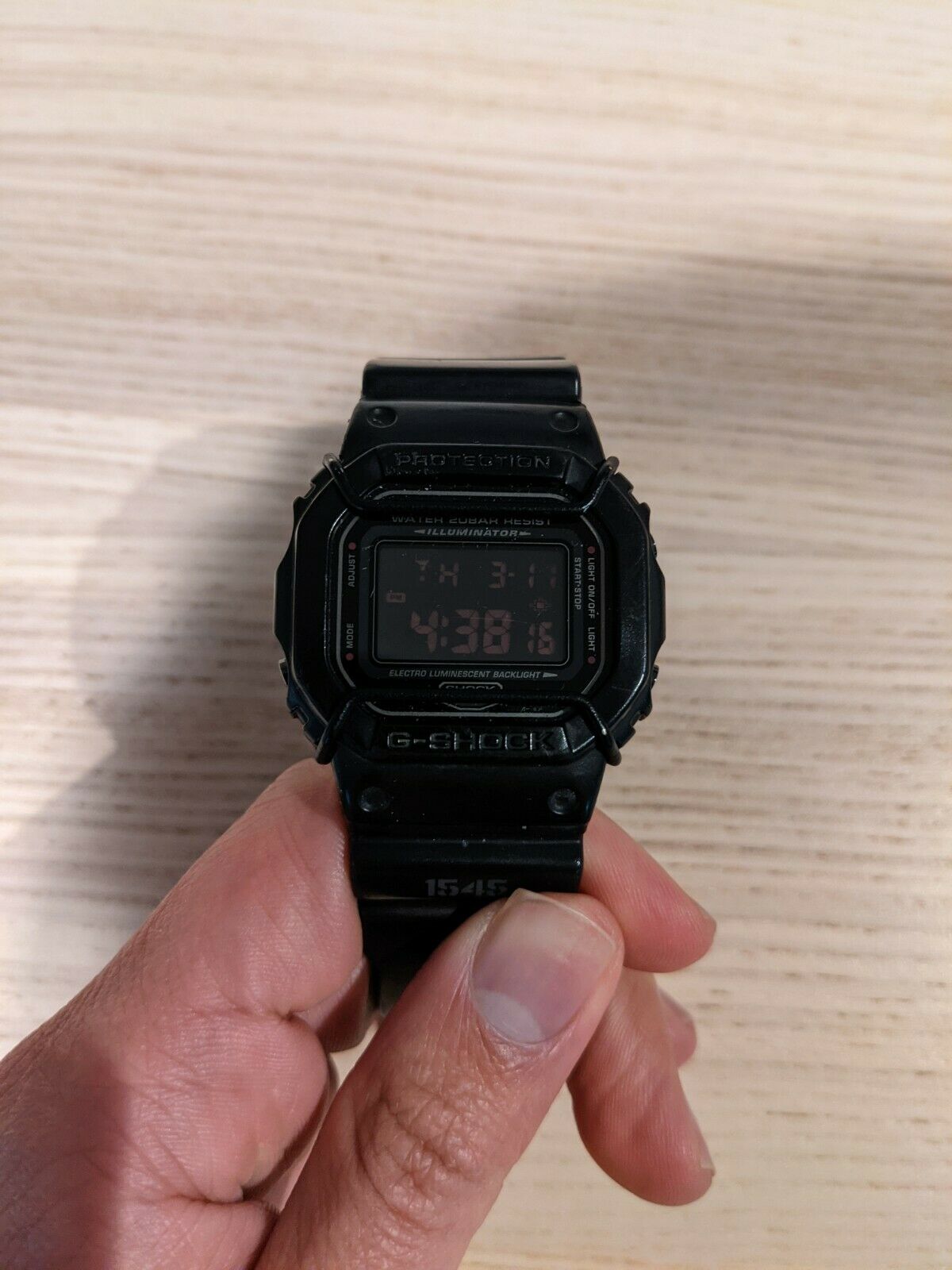 Casio G-Shock DW5600MS-1 Military Men's Digital Watch with Bull Bars ...