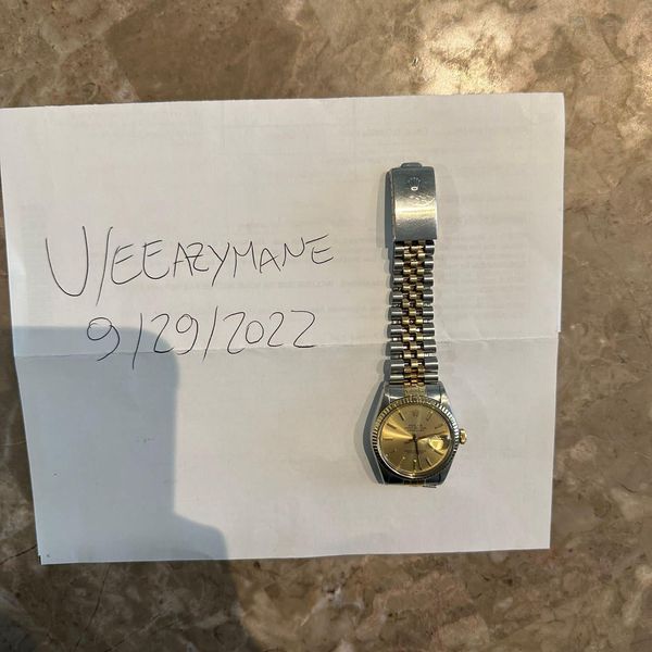 [WTS]Rolex Datejust Ref.16013 Two tone. | WatchCharts Marketplace