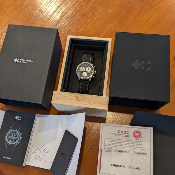 Christopher Ward C63 Valour Chronograph Chronometer Quartz Watch ...