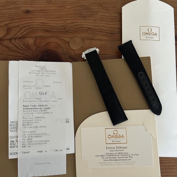 [WTS] Omega Sailcloth / Cordura Strap and Deployant Clasp *Mint like ...