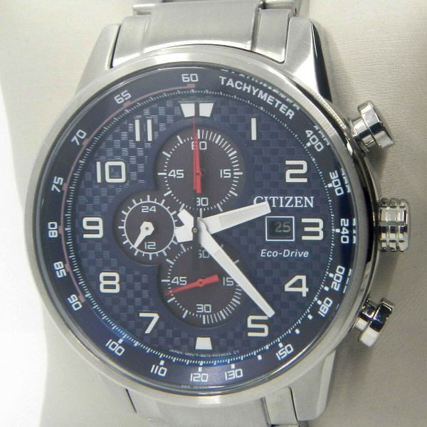 CITIZEN PRIMO CHRONOGRAPH BLUE DIAL MEN'S WATCH CA0680-57L $395.00 ...