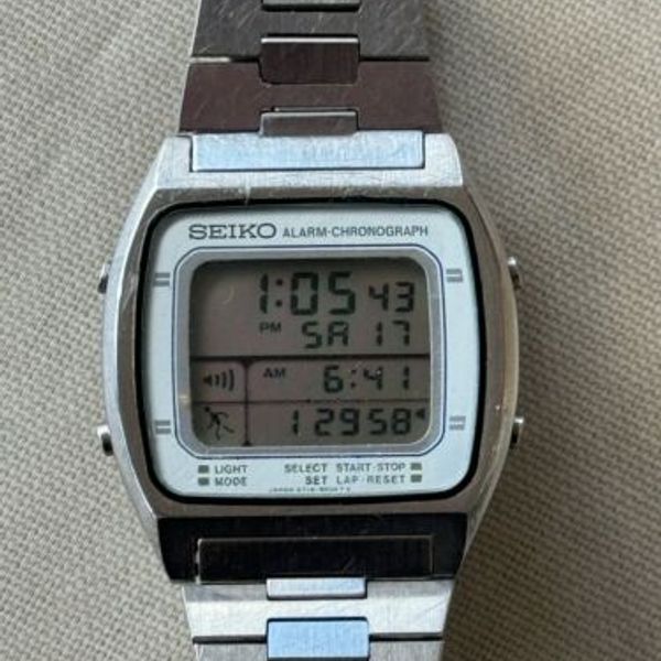 Vintage SEIKO A714-500A - Running Man - Running GREAT | WatchCharts ...
