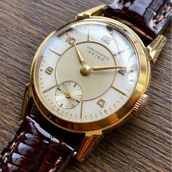 Very Rare! Vintage 1940's SEIKO CHRONOMETER SEIKOSHA Hand-Winding Small ...