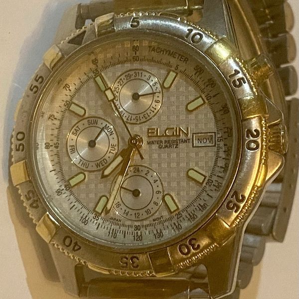 Elgin Mens Quartz Watch Runs | WatchCharts Marketplace