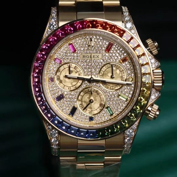 Rolex Daytona Rainbow 116598RBOW yellow gold | WatchCharts Marketplace