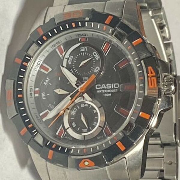 Casio Mens Stainless Steel 100M Watch 1794 MTD-1071 | WatchCharts ...