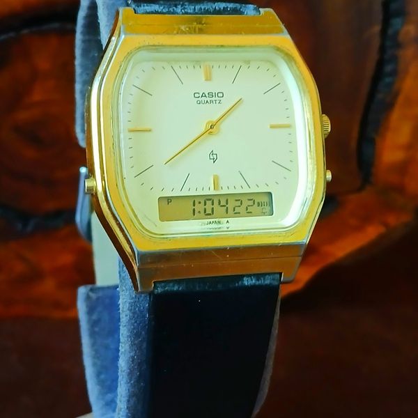 #007, Men's Vintage Casio Watch AG-340G Digital Analog Refurbished New ...