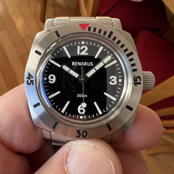 [$325 USD] BENARUS Moray 42 vintage black ceramic - Like new ...