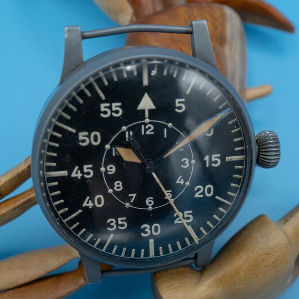 LACO B-UHR TYPE A DUROWE GERMAN LUFTWAFFE WWII Navigator's watch ...