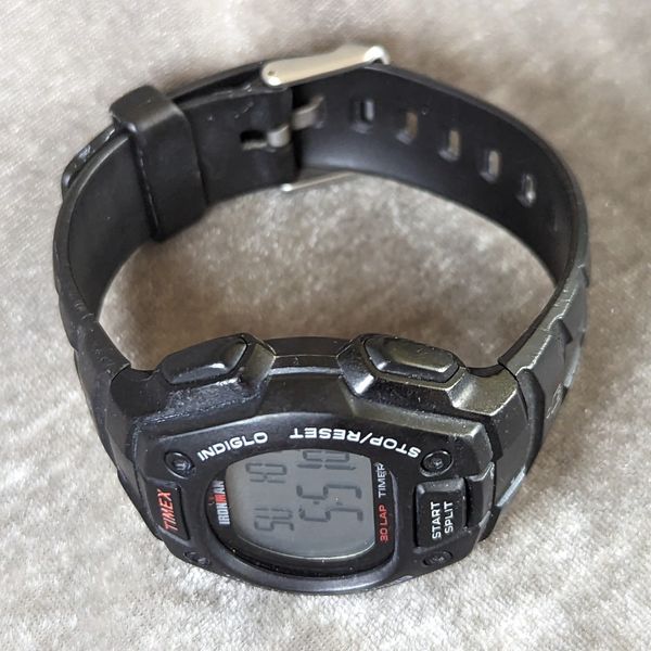 Timex Iron Man Triathlon Men's All Black 44 Mm Digital Chronograph ...