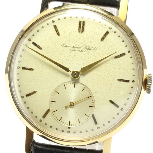 In translation [IWC SCHAFFHAUSEN] IWC Small Seconds Manual winding Men ...