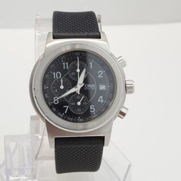 ORIS STAINLESS STEEL Quartz CHRONOGRAPH SPEEDMASTER 283 watch ...